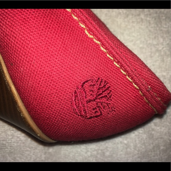 Timberland | Shoes | Sexy Red Peeptoe Timberland Wedges | Poshmark